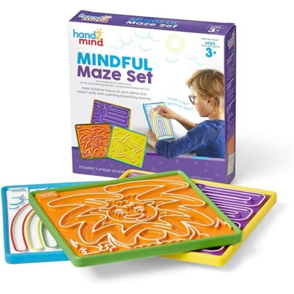 Games | Mindful Maze Boards Learn Breathing Patterns Mindfulness For ...